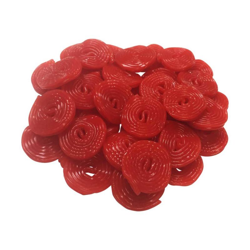 Strawberry Licorice Wheels (Germany) - Vasilow's Confectionery